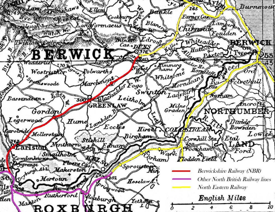 Berwickshire Railway (1849-1951) | Gavinton, Fogo & Polwarth Community ...